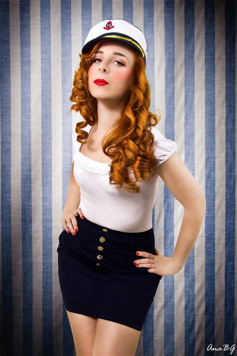 True Pin Up Girls Red Head By Rosier Du Mal On Deviantart