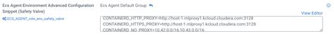 enabling proxies in cloudera embedded container service and openshift