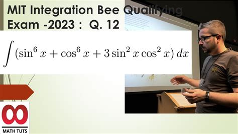 Mit Integration Bee Qualifying Exam 2023 Q 12 Youtube