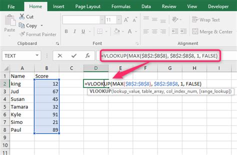 How To Locate The Cell That Contains The Max Basic Excel Tutorial