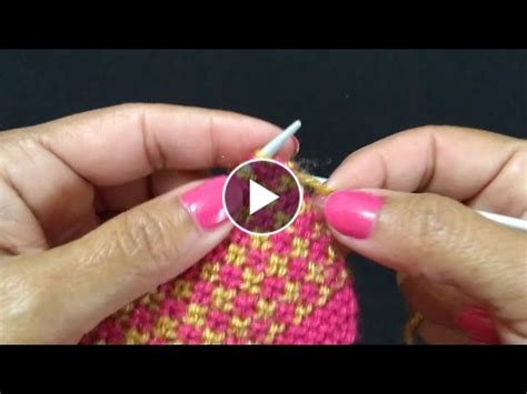 Two Colour Knitting Pattern