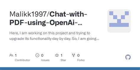 Chat With PDF Using OpenAi Streamlit Chat Pdf Code Py At Main