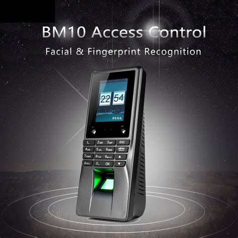 Bm10 Biometric Facial Face Fingerprint Access Control Time Attendance Machine Electric Sensor