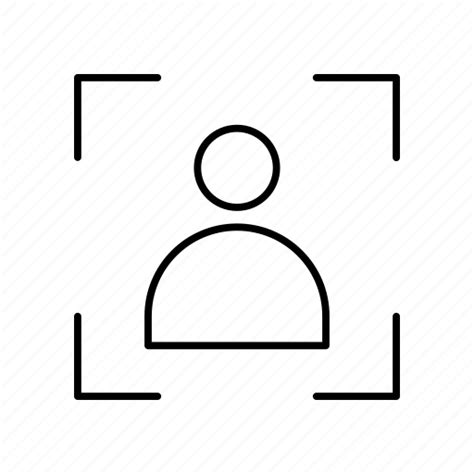 Technology Face Recognition Security Scan Biometric Facial Icon