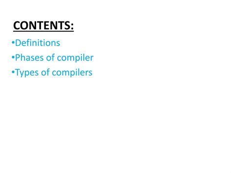 Compiler And Their Types Pptx Programming Languages Computing