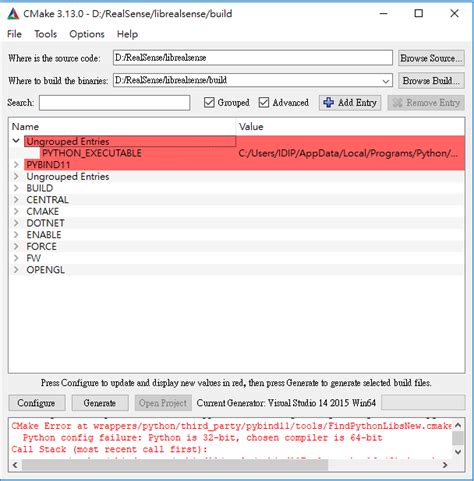 生活。食。玩。學 筆記 電腦 Anaconda 安裝 Intel Realsense Python Package