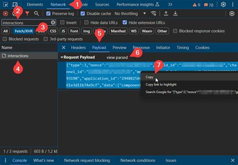 How To Copy Json Payload Tokenu