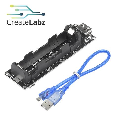 Wemos Esp32 18650 Lithium Battery Expansion Board V3 With Cable Shopee Philippines