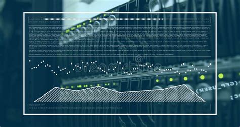 Animation Of Computer Language And Graph Over Data Server Systems Stock