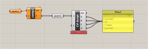 Find Inputs Of A Component And Managing Its Data Grasshopper
