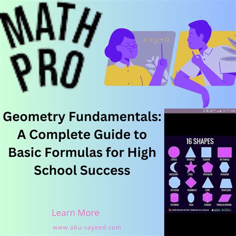 Geometry Fundamentals A Complete Best Guide To Basic