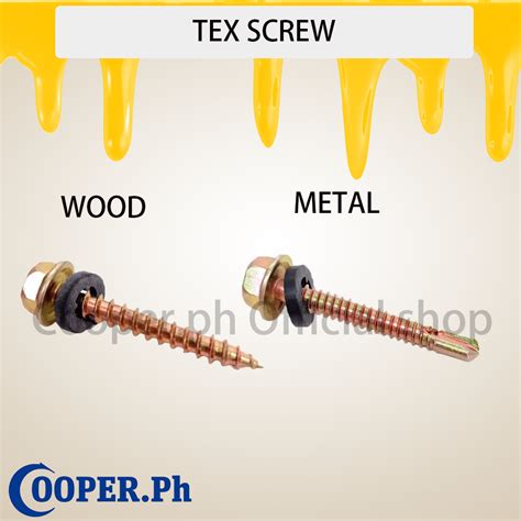 Tex Screw Self Tapping Screw Tek Screw For Wood And Metal（100pcs） Shopee Philippines