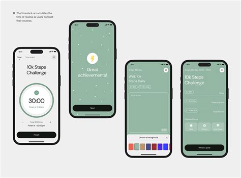 routine hero daily routine app ux ui 17 images behance