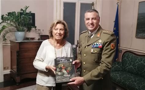 Lecce Incontro Tra Il Sindaco E Il Nuovo Comandante Della Scuola Di