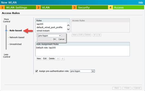 Configuring Aruba Instant Access Point