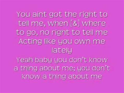 Kelly Clarkson Mr Know It All Lyrics Youtube