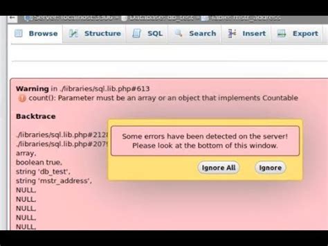 How Fix Phpmyadmin In Ubuntu Parameter Must Be An Array Or An Object That Implements Countable