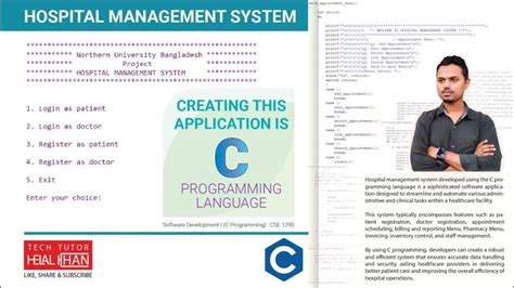 helal khan on linkedin hospital managment system using c programming