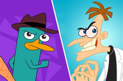Agent P Perry The Platypus And Dr Heinz Doofenshmirtz From Disney