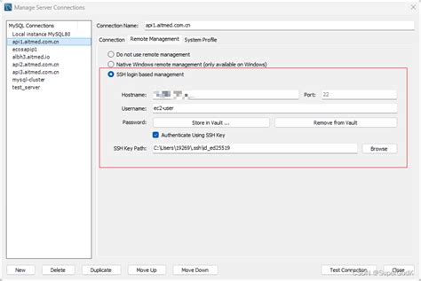 Mysql Workbrench连接远程管理出现问题的解决办法workbench连接到远程求解管理器时失败 Csdn博客