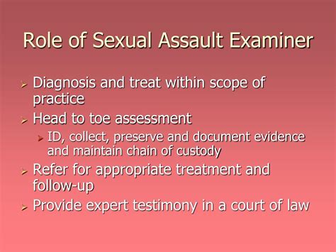 Ppt Sexual Assault Forensic Examination Powerpoint Presentation Free Download Id 5340601