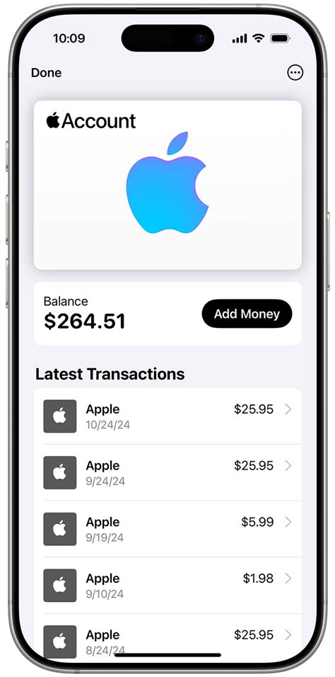 See your Apple Account balance transaction history in Wallet - Apple ...