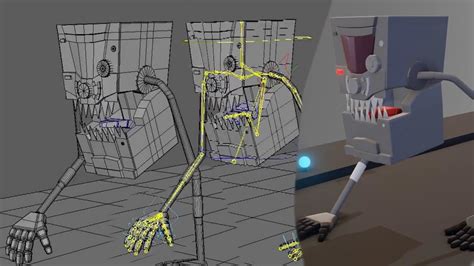 3d Model Robot Rig Vr Ar Low Poly Rigged Animated Cgtrader