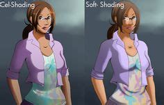 Cel Shading Vs Soft Shading Anatomy Sketches Art Sketches Art Drawings Human Drawing Cosplay