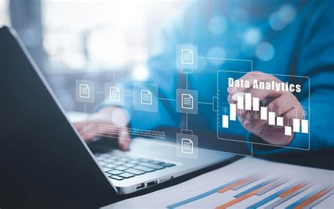 Premium Photo Working Data Analytics And Data Management Systems And Metrics Connected To