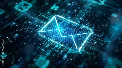 Email Enveloped In Layers Of Digital Encryption Secure Transmission Of Sensitive Information