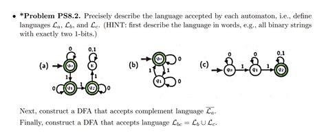 Solved Problem Ps82 Precisely Describe The Language