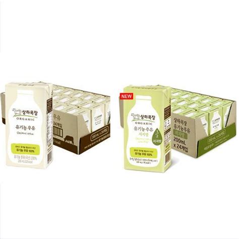매일유업 상하목장 유기농 멸균 우유 200ml 24팩 2종 택1 위시버킷
