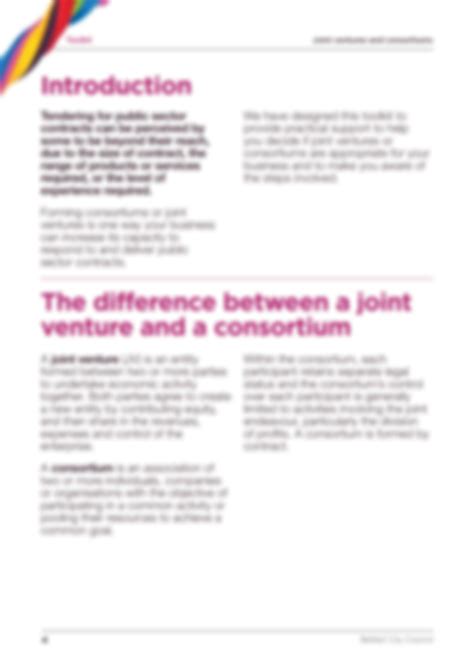 Solution The Difference Between A Joint Venture And A Consortium 1