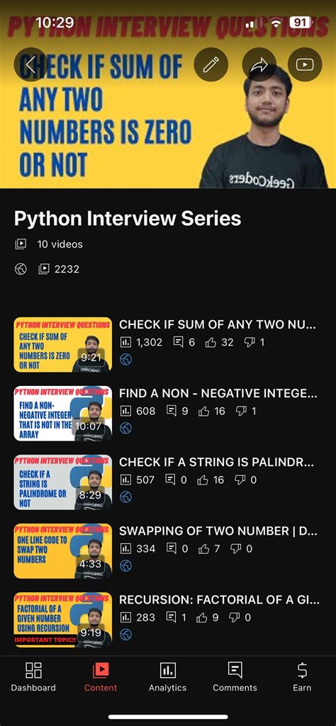 sagar prajapati on linkedin python interview series