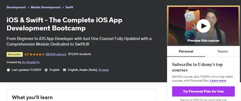Share Ios And Swift The Complete Ios App Development Bootcamp