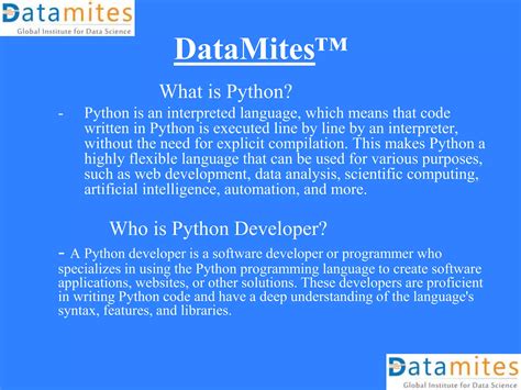 Python Course In Pune Ppt