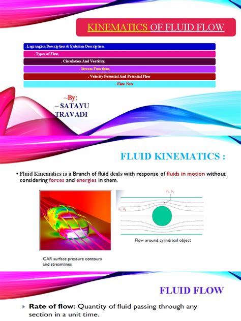 Fluid Kinematics Pdf Acceleration Fluid Dynamics