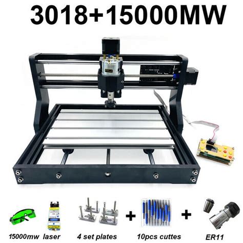 Cnc 3018 Pro Router Kit Grbl Control 3 Axis Engraving Milling Machine 15w Laser For Sale From China