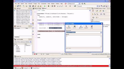 Introdução Ao Delphi Vídeo 02 Debugando Seus Projetos Youtube