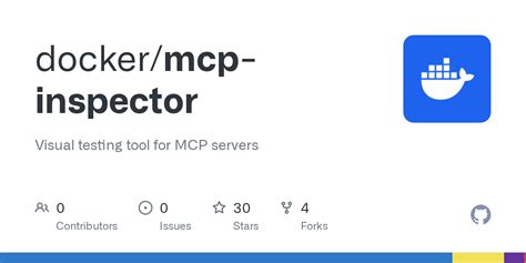 Github Dockermcp Inspector Visual Testing Tool For Mcp Servers