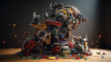 乐高积木插画图片下载 正版图片 摄图网