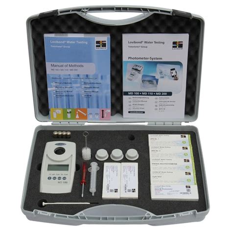 Lovibond Md100 Photometer 5 In 1 Ch Ph Alk Cal Cya Ac Pools