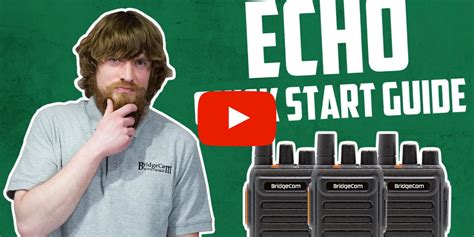Echo Quick Start Guide — Bridgecom Systems