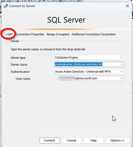 Azure SQL Server Management Studio Login Errors Stack Overflow