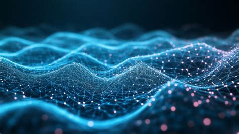 Abstract Representation Of Signal Wave Patterns Stock Illustration