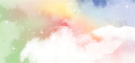 다채로운 별이 빛나는 하늘 부드러운 부드럽고 화려한 구름 배경 배경 클립 아트 부드러운 러블리 배경 배경 일러스트 및 사진 무료 다운로드 Pngtree 배경