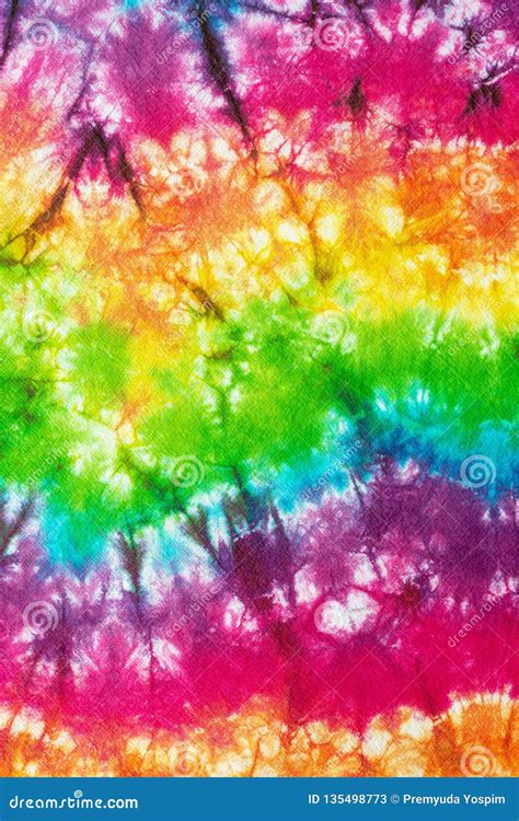 Colorful Tie Dye Pattern Abstract Background Stock Illustration