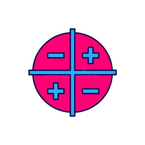 Filled Outline XYZ Coordinate System Icon Isolated On White Background XYZ Axis For Graph