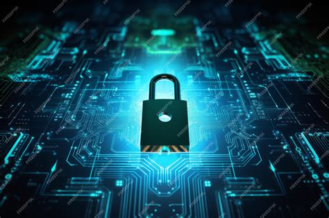 Premium Photo Securing Networks And Personal Data Innovative Digital Cybersecurity And Virtual