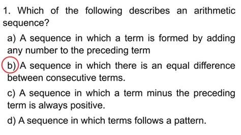 Finding The Nth Term Of An Arithmetic Sequence And Computing Arithmetic